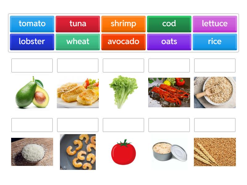 Food (unit 6) - Match up