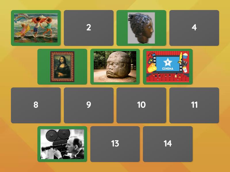 Las bellas artes - Matching pairs