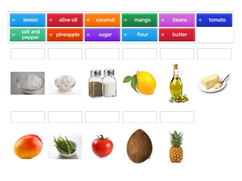 Spotlight 4 Module 3 Unit 5 Food - Match up
