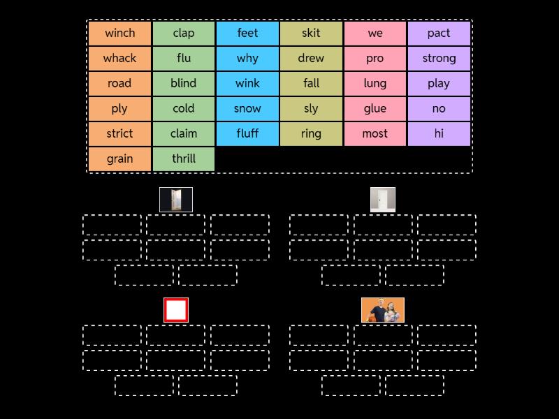 4.14 Sort open, closed, unit, or vowel team syllable? - Group sort
