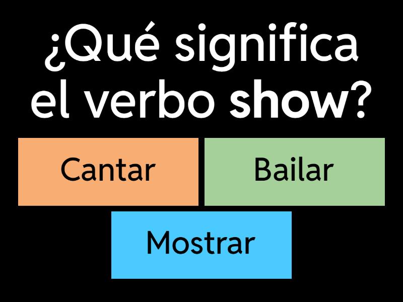 Verbos irregulares - Quiz