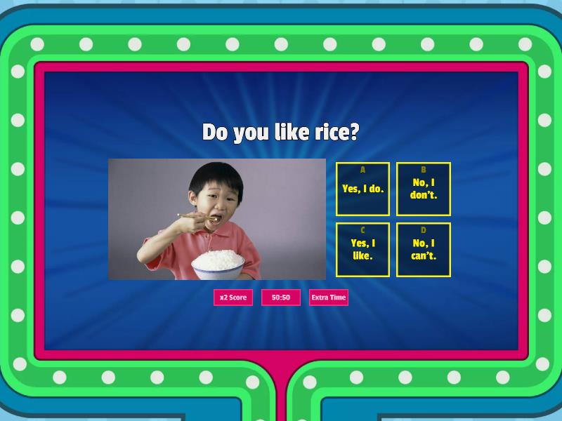 Do you like.....? - Gameshow quiz