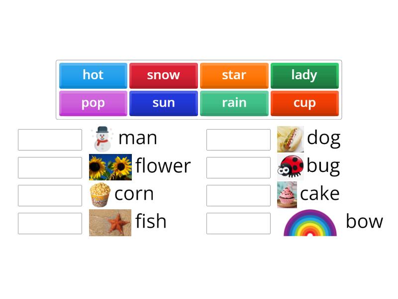 Compound words - Match up