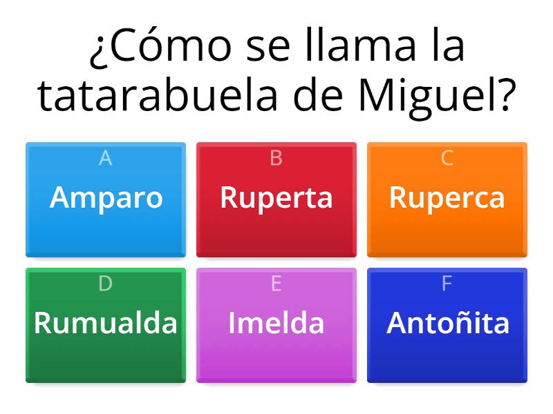5 preguntas sobre la película de "COCO". - Quiz