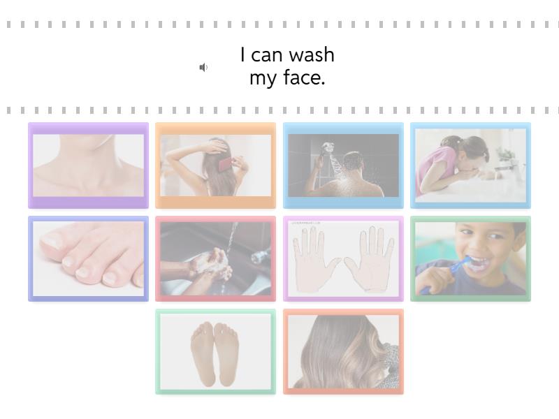 Healthy habits - Matching - Find the match