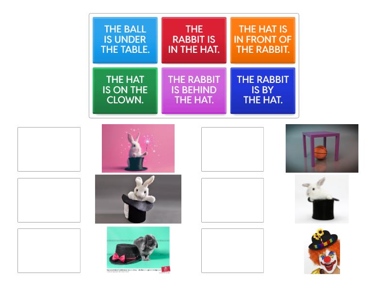 PREPOSITIONS IN A CIRCUS - Match up
