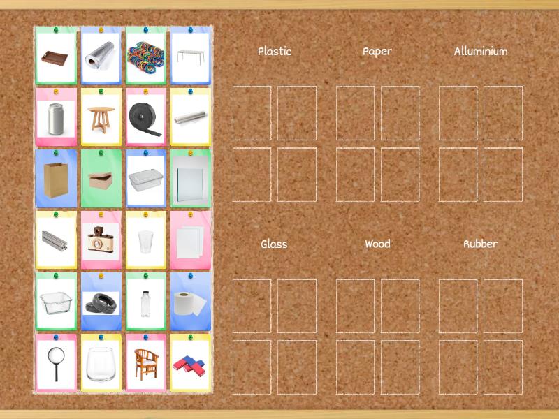 dividing materials! #materials - Group sort