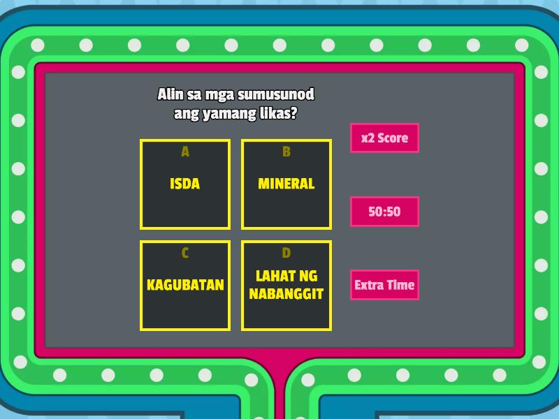 Yamang Likas - Gameshow na Pagsusulit