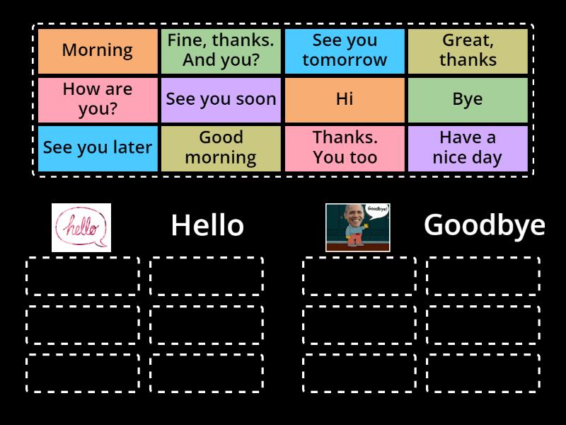 ACPB-B01-Hello & Goodbye - Group sort
