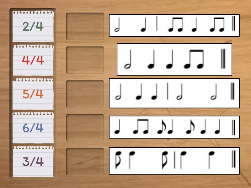 Time Signatures - Match up