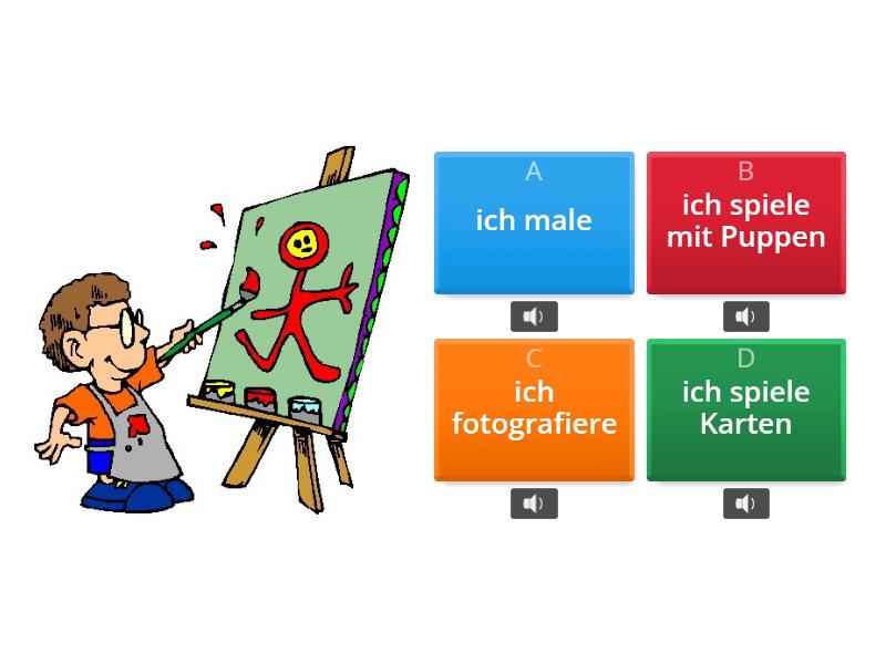 Was machst du gern? - Quiz
