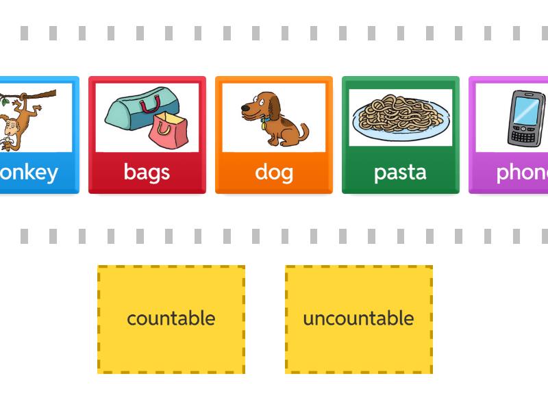 SP5_countable - uncountable nouns - Speed sorting