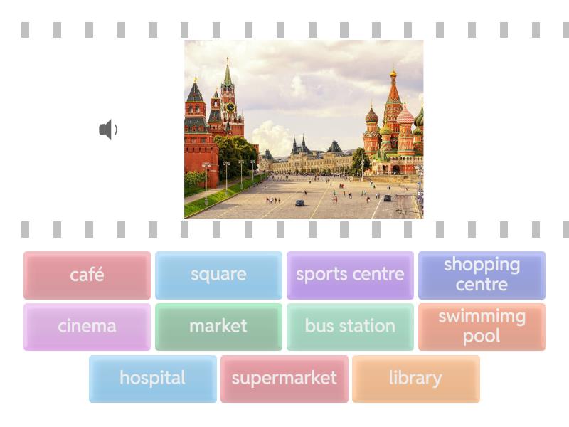 Power Up 2 - Unit 8: Vocabulary 2 (places in town) - Find the match