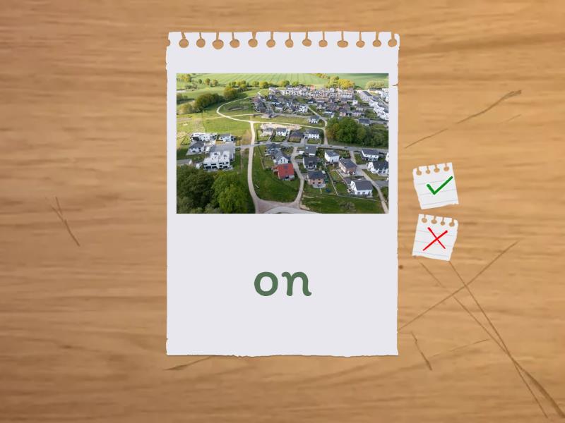 Prepositional phrases 2 - Flash cards