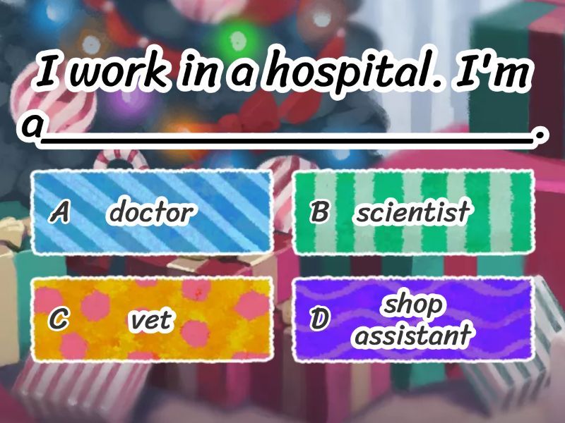 Review Unit 1-4_Vocabulary and Grammar_Read and choose - Quiz