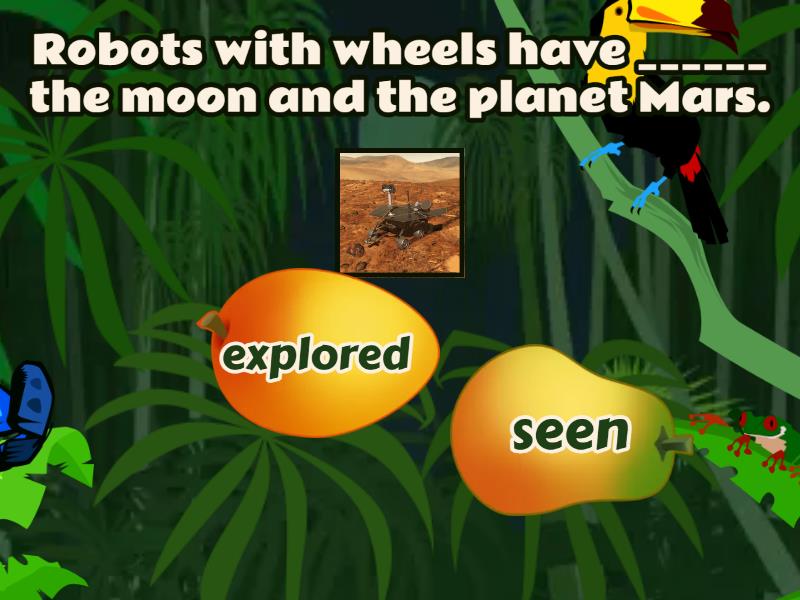 GE3 - UNIT 9: Robots - Part 9.1 + 9.2 - Flying fruit