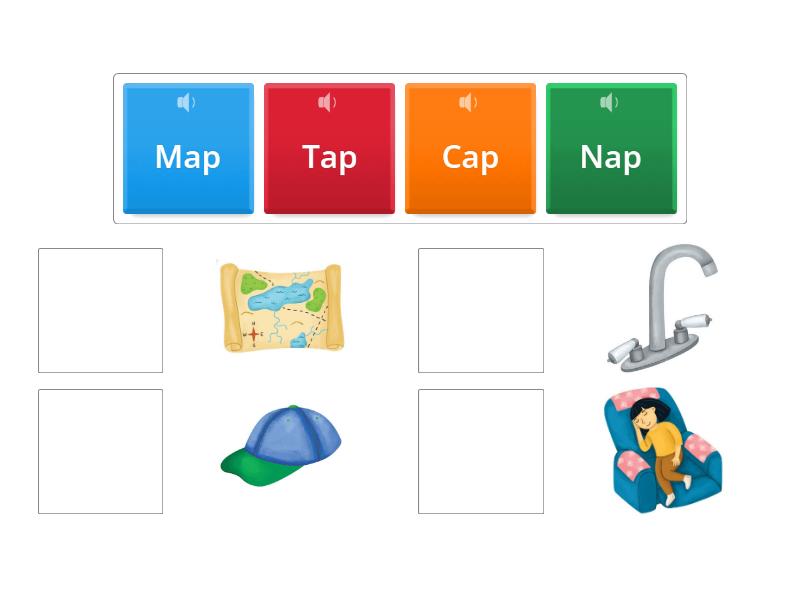 Oxford Phonics ad-ag-ap-at - Match up