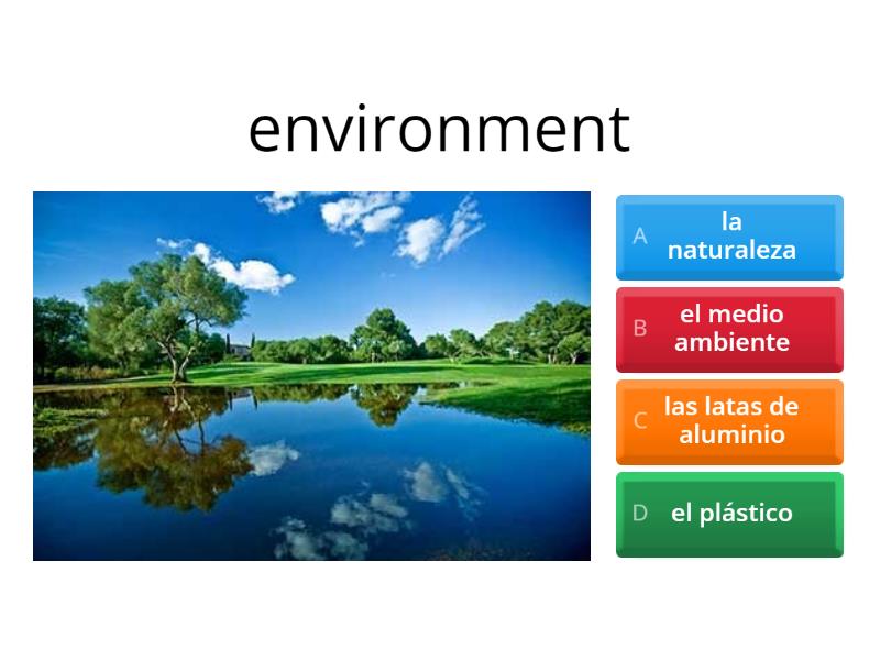 Vocabulario - El Medio Ambiente - Quiz