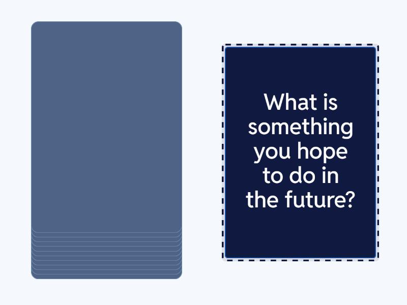 Infinitive + to - Speaking cards