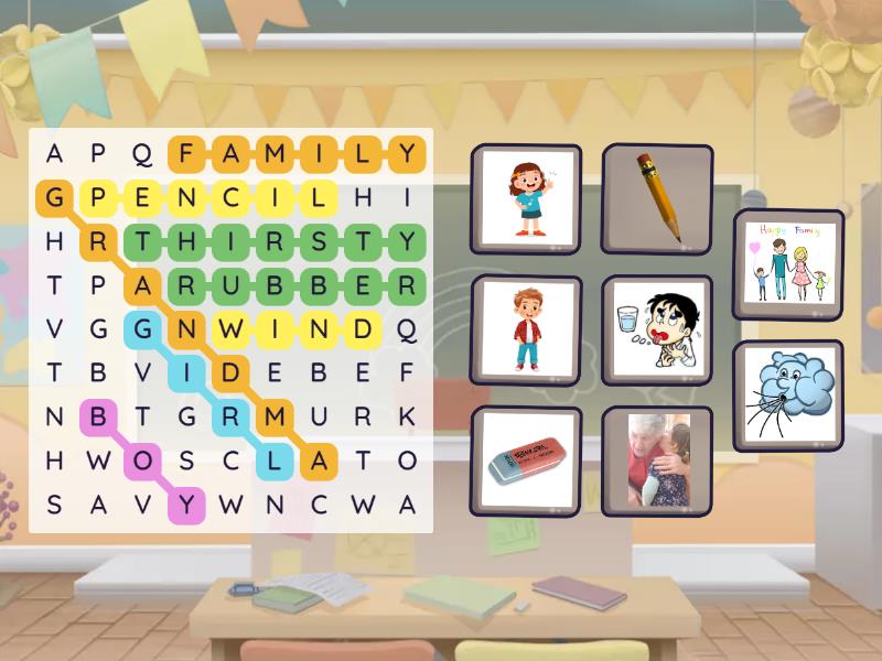 As1 revision - Wordsearch