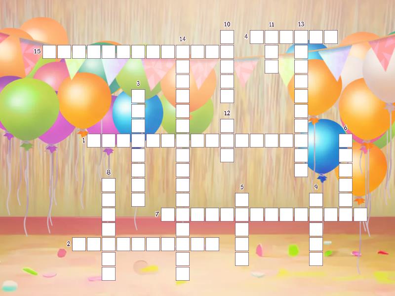 Wer ist wer in der Familie? - Crossword