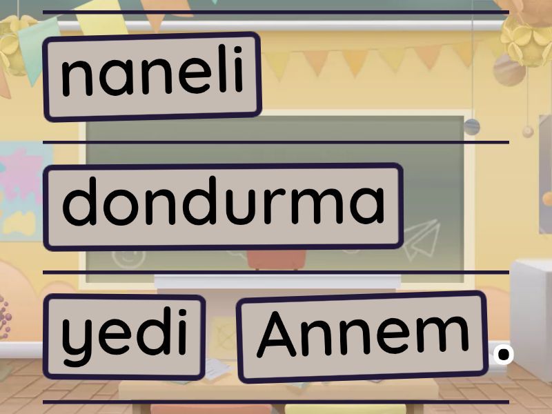 d sesi cümle okuma - Unjumble