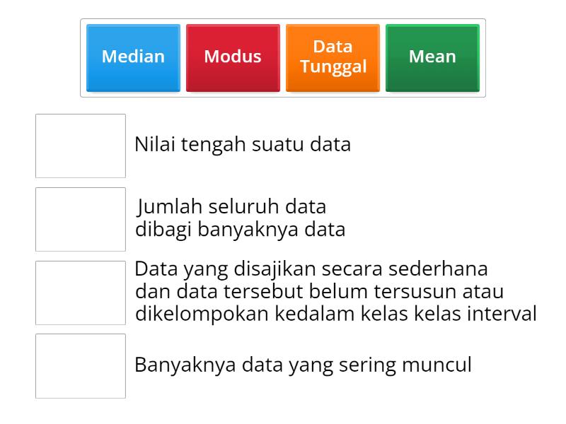 Pemusatan data - Match up