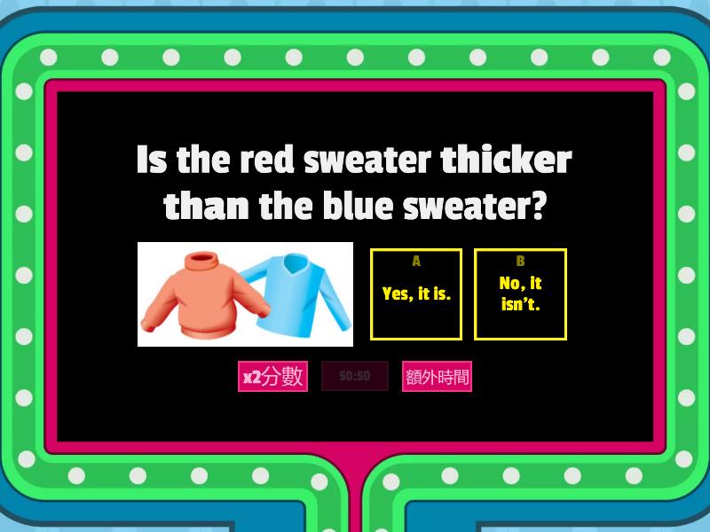 EU3 U5 L2 - Adjectives (with Audio) - Gameshow quiz