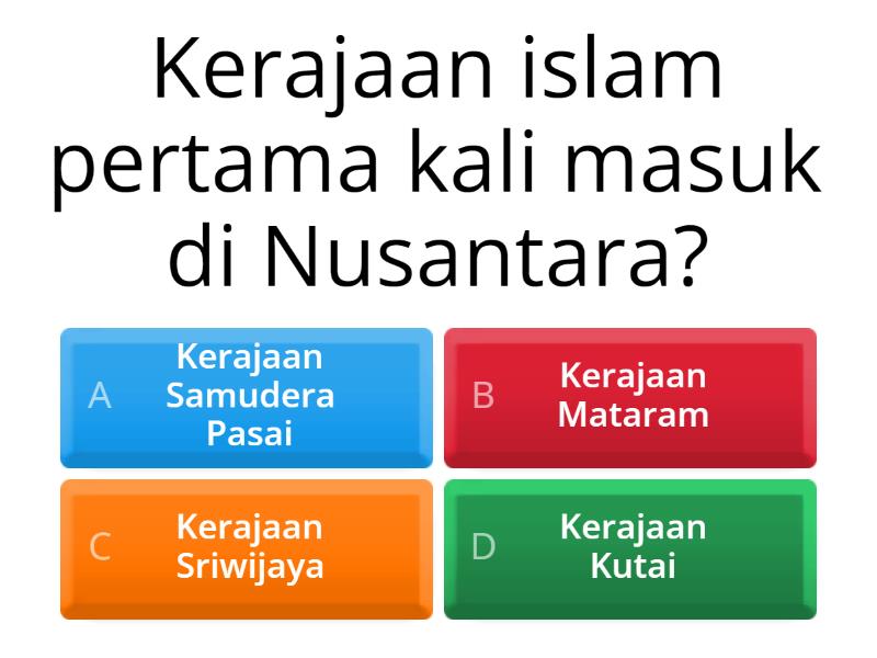 5 SOAL Interaksi Budaya Pada Masa Kerajaan Islam - Quiz