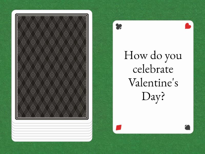 Valentine's day B1-B2 - Speaking cards