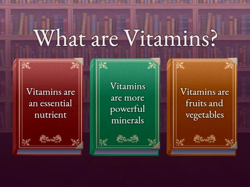 Vitamins - Quiz