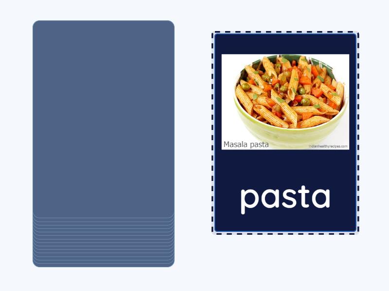 Food - Speaking cards