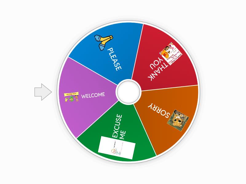 MAGIC & POLITE WORDS III - Spin the wheel