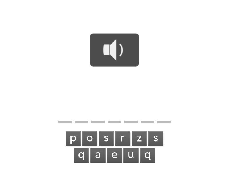 Wonders Unit 1 Week 4 - Przeliteruj