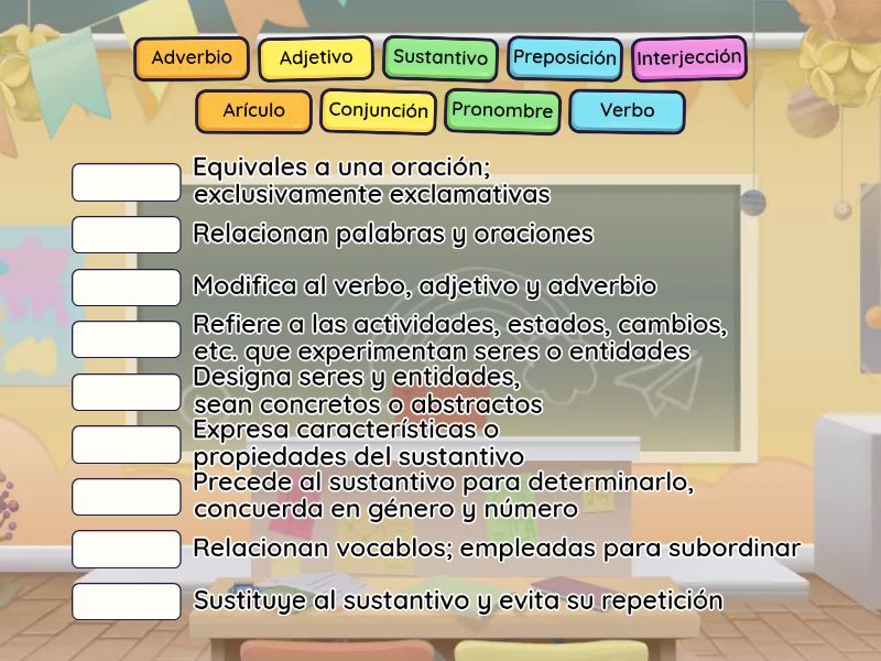 Clasificación de palabras - Associação