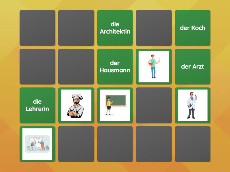 Die Berufe - Matching pairs