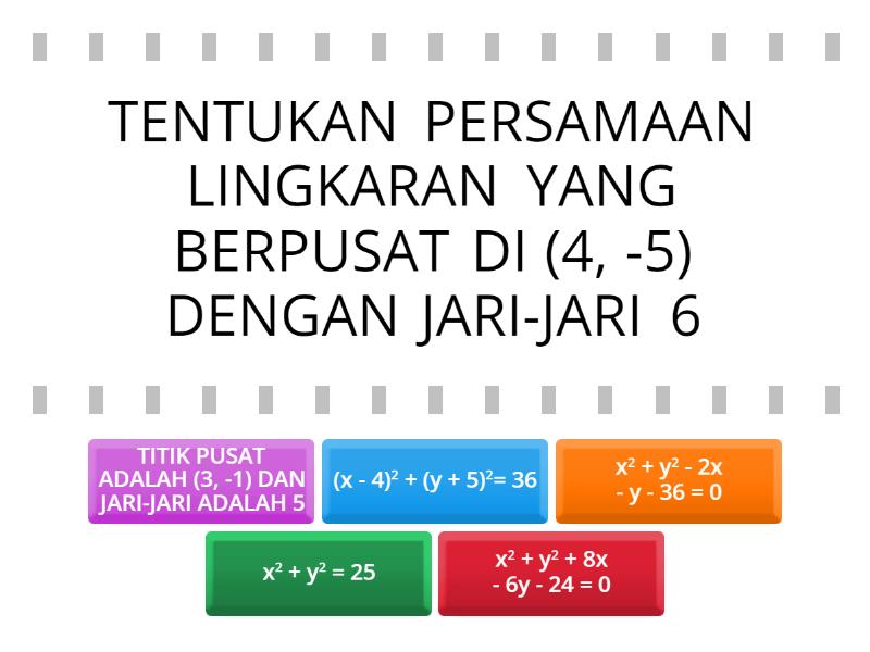 persamaan-lingkaran-find-the-match
