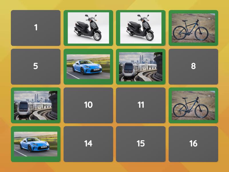 G5 U2 Voc - Matching pairs