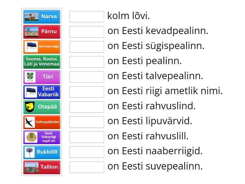 Eesti viktoriin - Match up