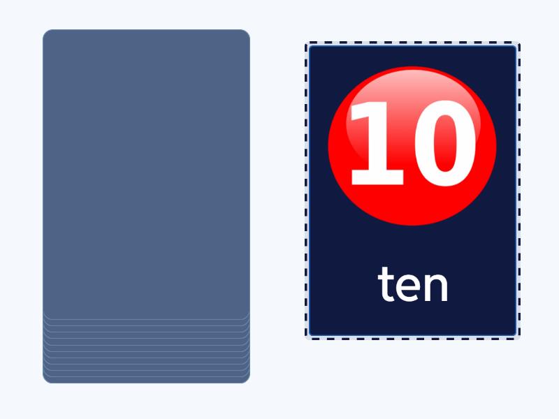 Numbers 1-12 - Speaking cards