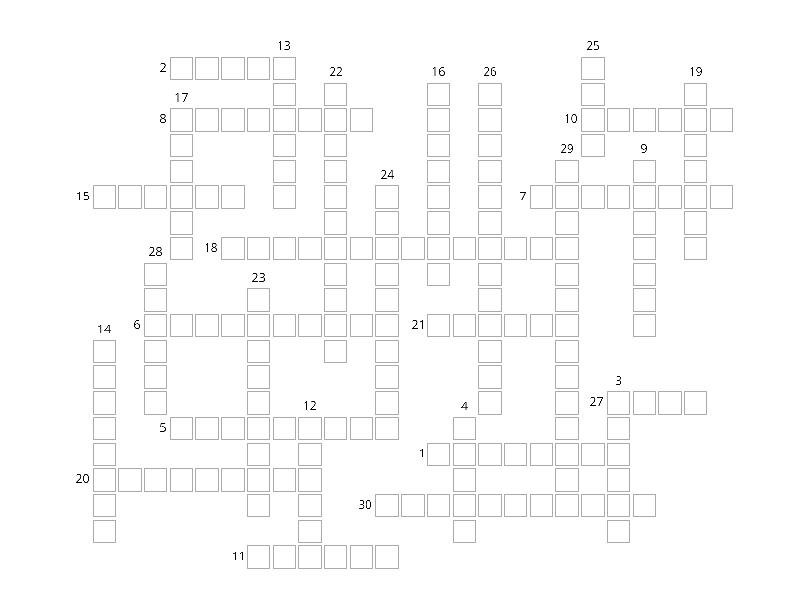 VOCABS4EXAM - F1 - - Crossword
