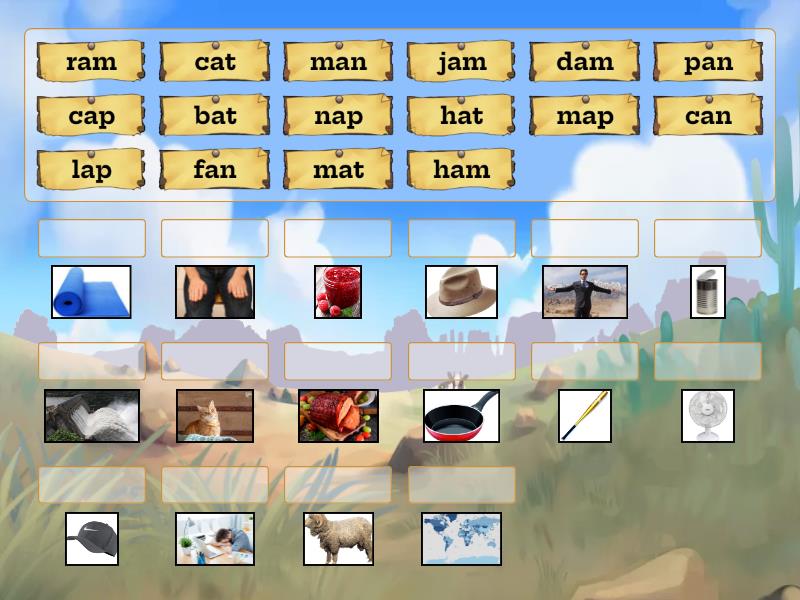 Phonics2 U1-3 words - Match up
