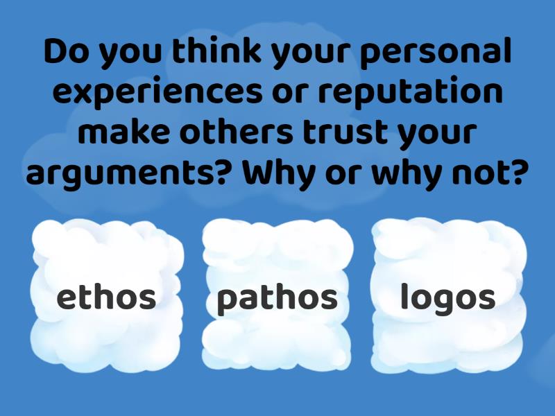 Win every argument_ethos, pathos, logos - Quiz