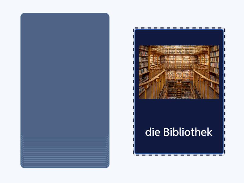 Orte: Wohin? und Wo? - Speaking cards