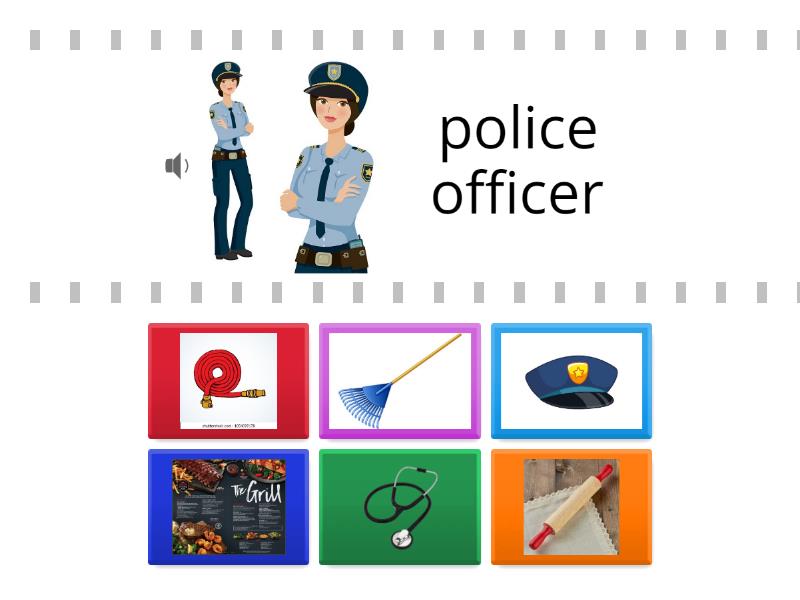 COMMUNITY HELPERS AND THEIR TOOLS - Find the match