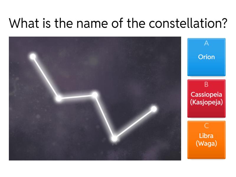 Constellations - Quiz