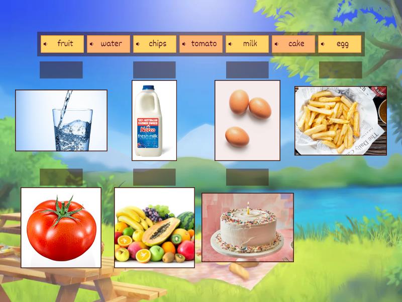 Kids box starter Unit 8 (my food) - Match up