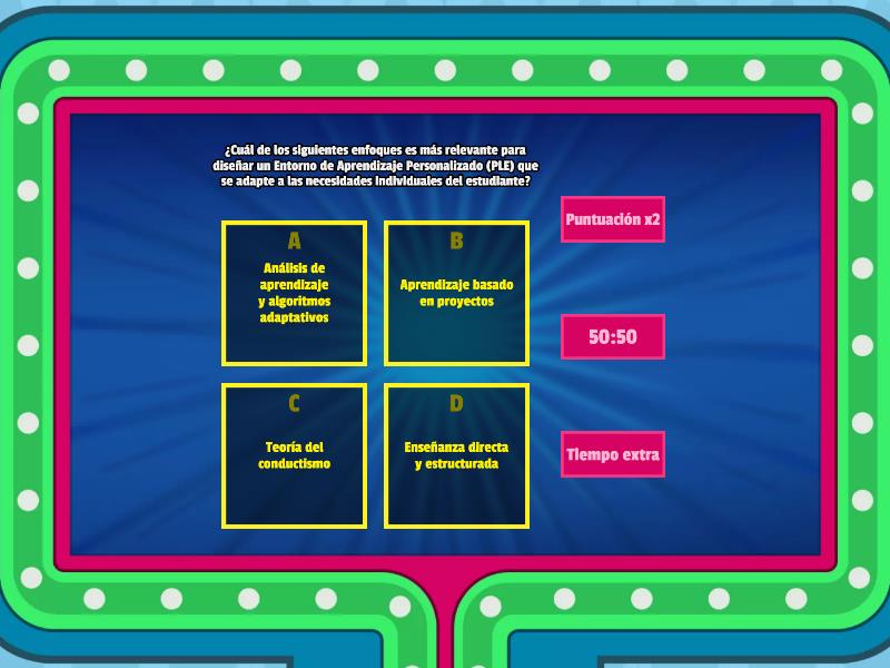 Recapitulando Semana 10: PLE y PLN - Gameshow quiz