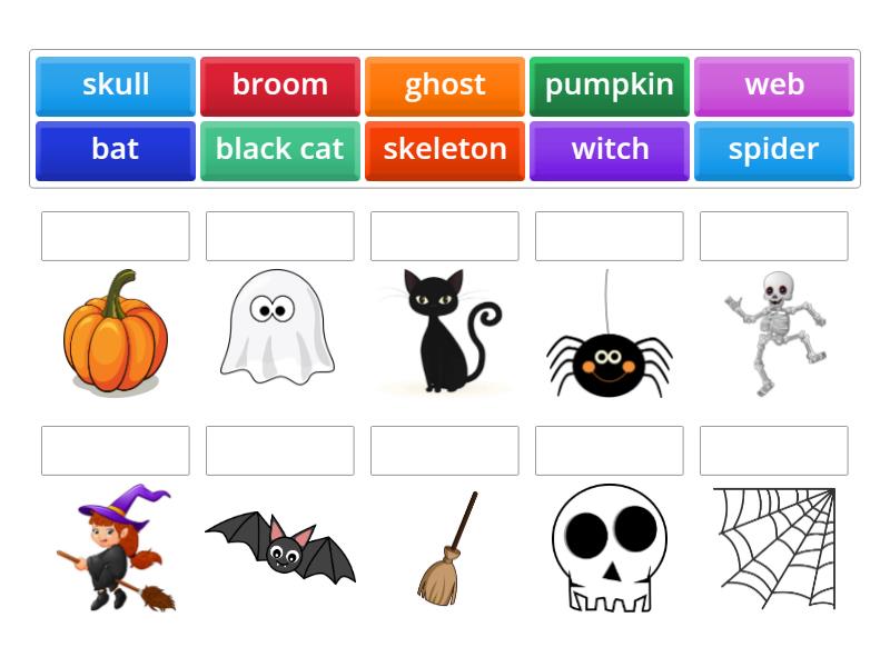 Halloween - English - Match up