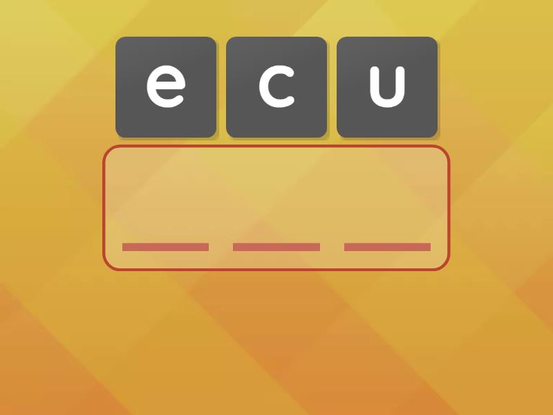 Spelling - ue - Anagram